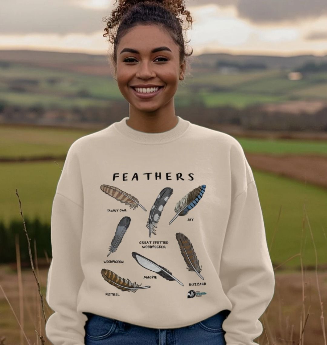 Feathers Oversized Jumper