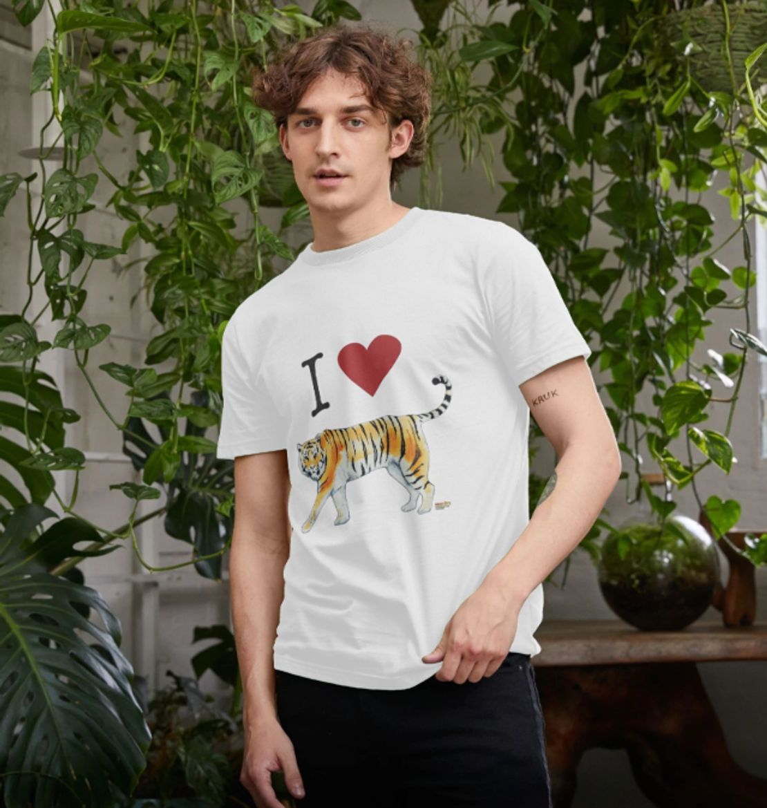 Tiger T-shirts and totes