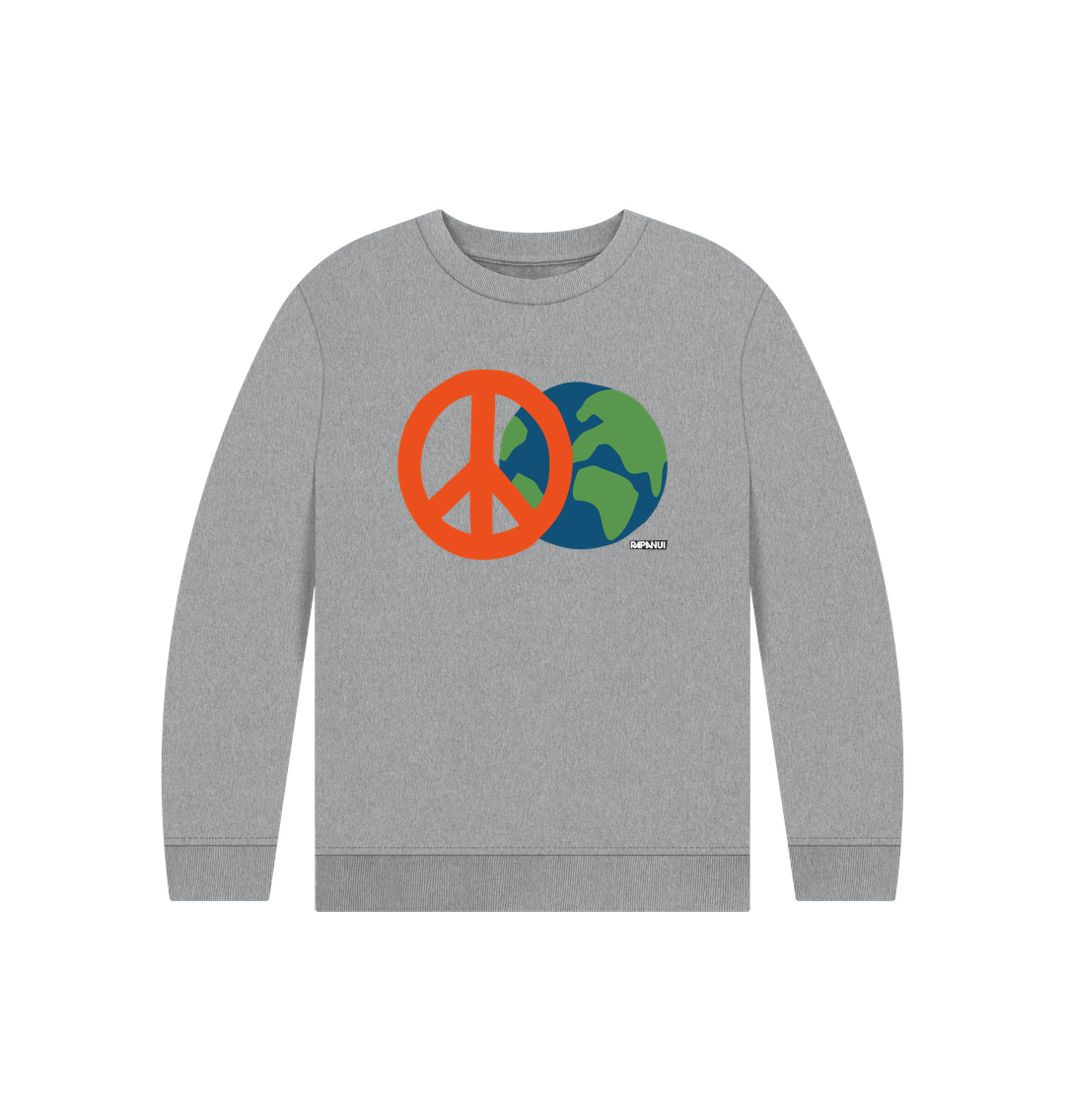 Kids' Peace Jumper | Children's Eco Sweatshirt | Rapanui