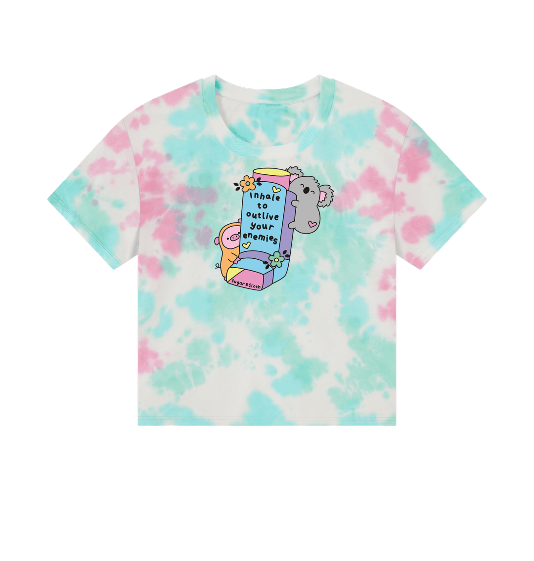 Inhale to Outlive Your Enemies - Boxy Fit T-shirt - Choose Your Colour