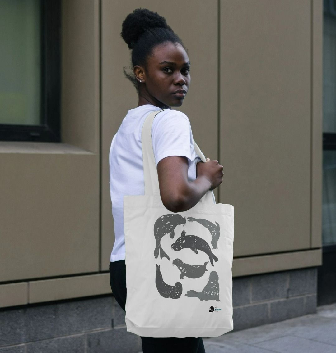 Grey Seal Tote Bag