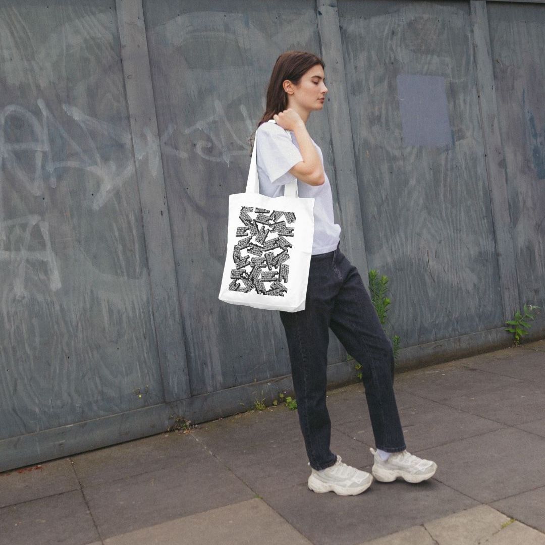 Logo Jumble Tote Bag