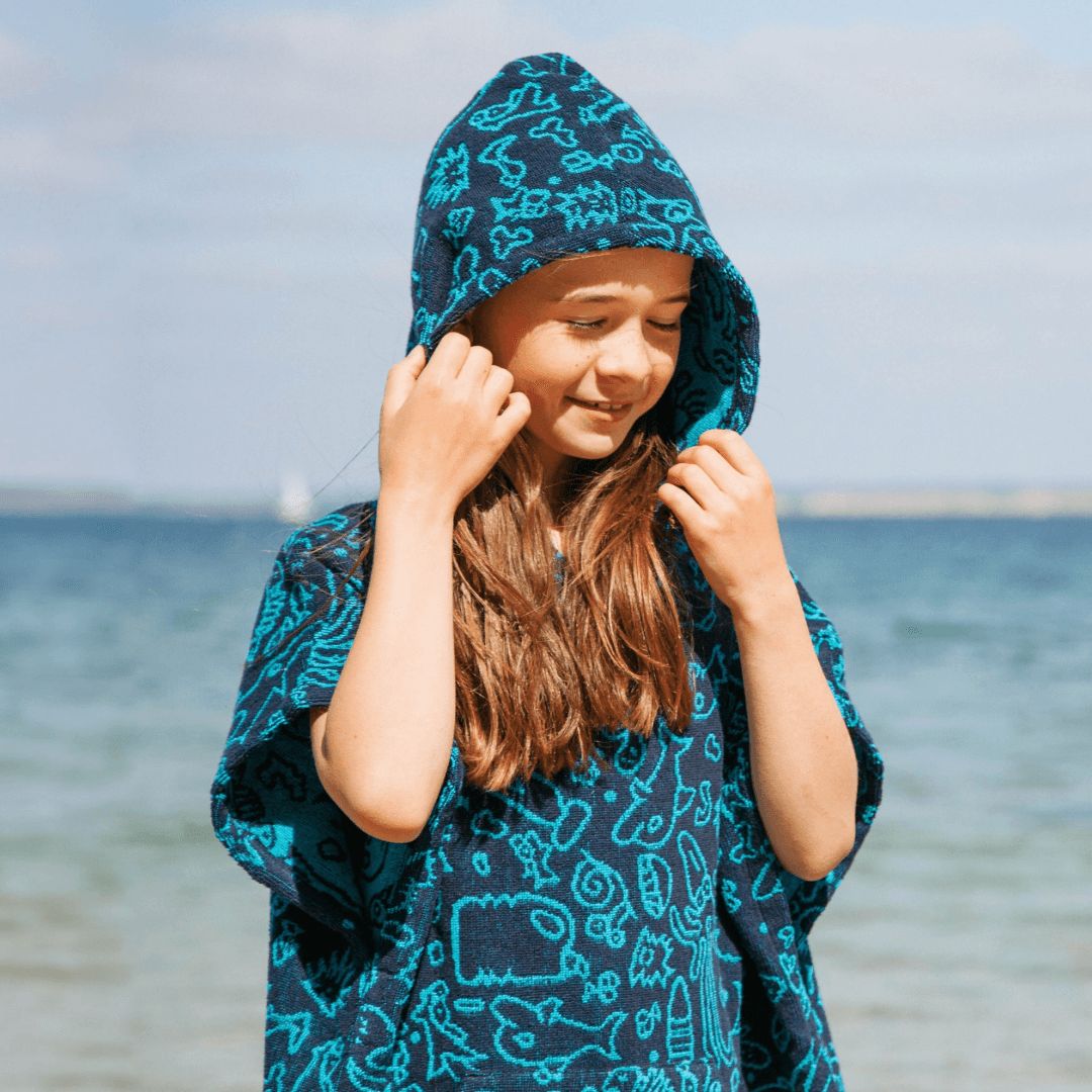 Kids Beach Poncho | Hooded Surf Towel | Rapanui