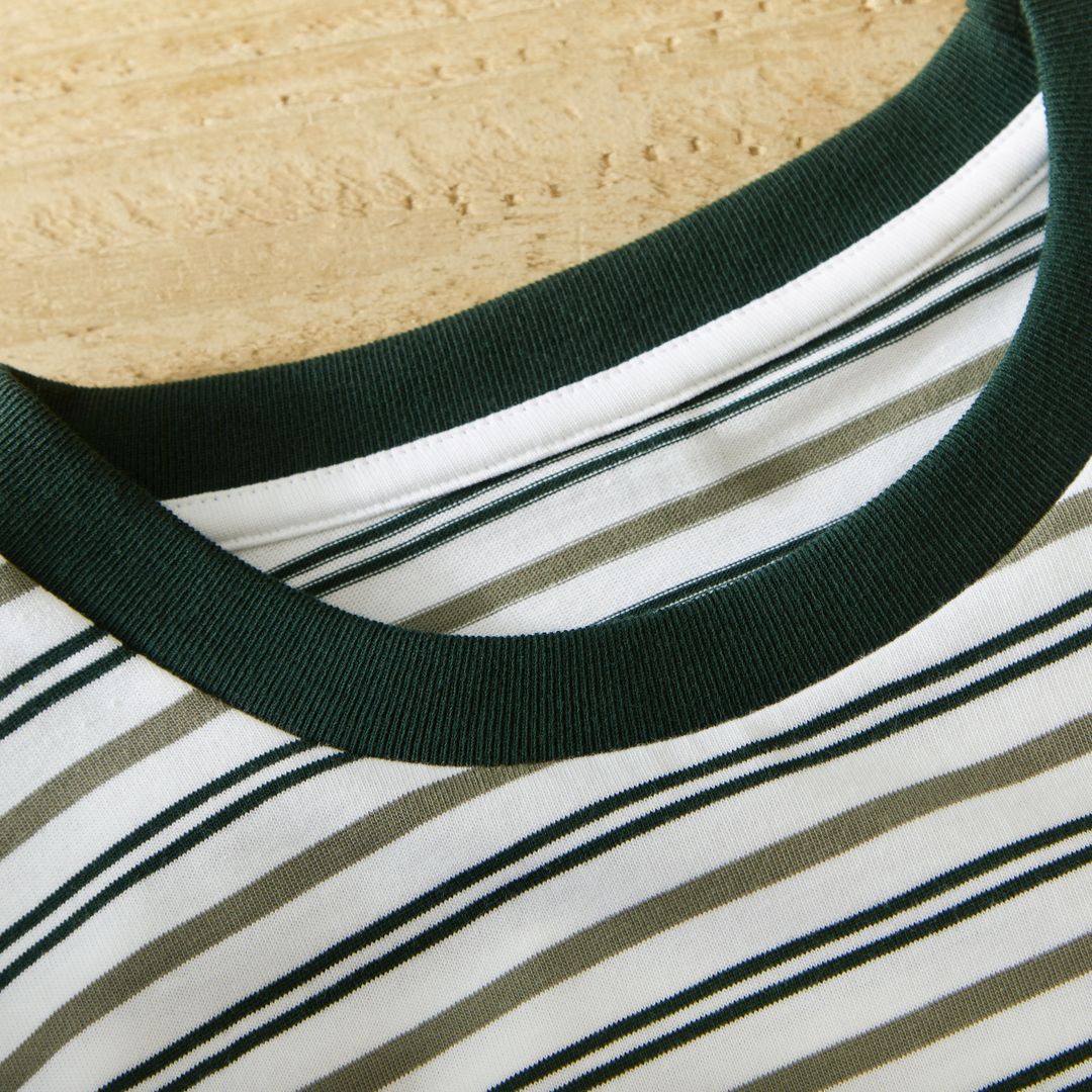 Striped Oversized T-Shirt | Mens Striped Oversized T-Shirt | Rapanui