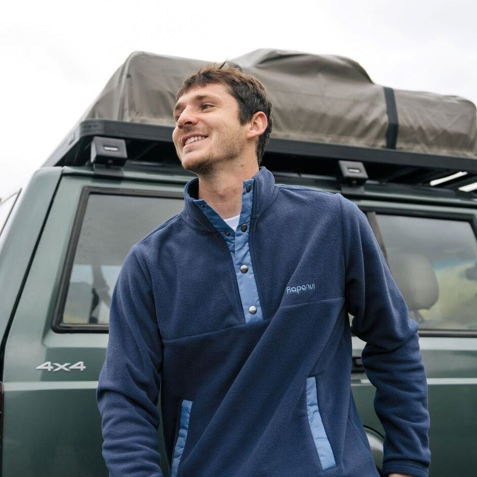Men's Polar Fleece | Recycled Polyester Pullover | Rapanui