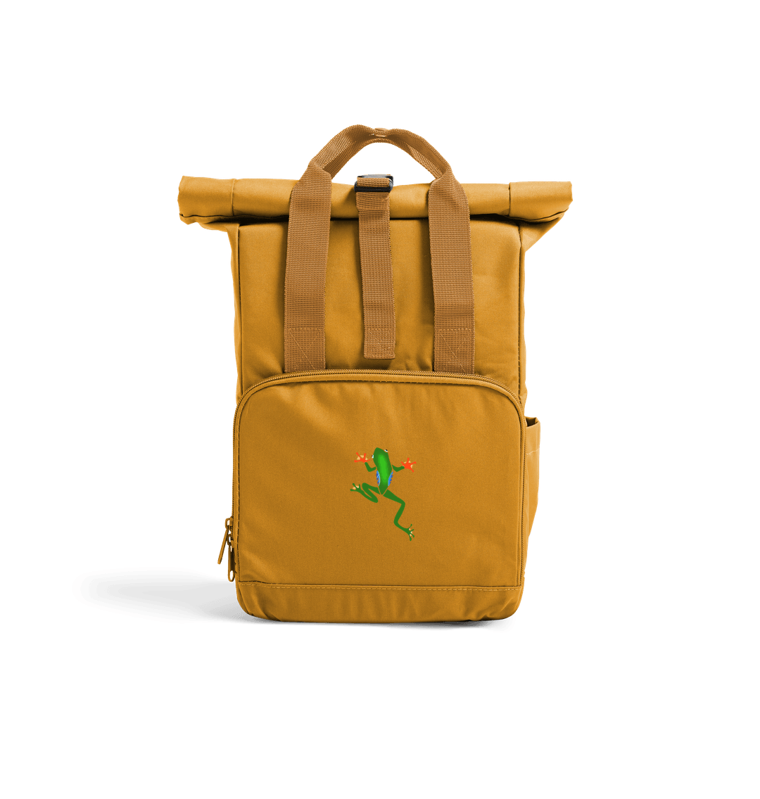 Mini Recycled Frog Roll Top Backpack