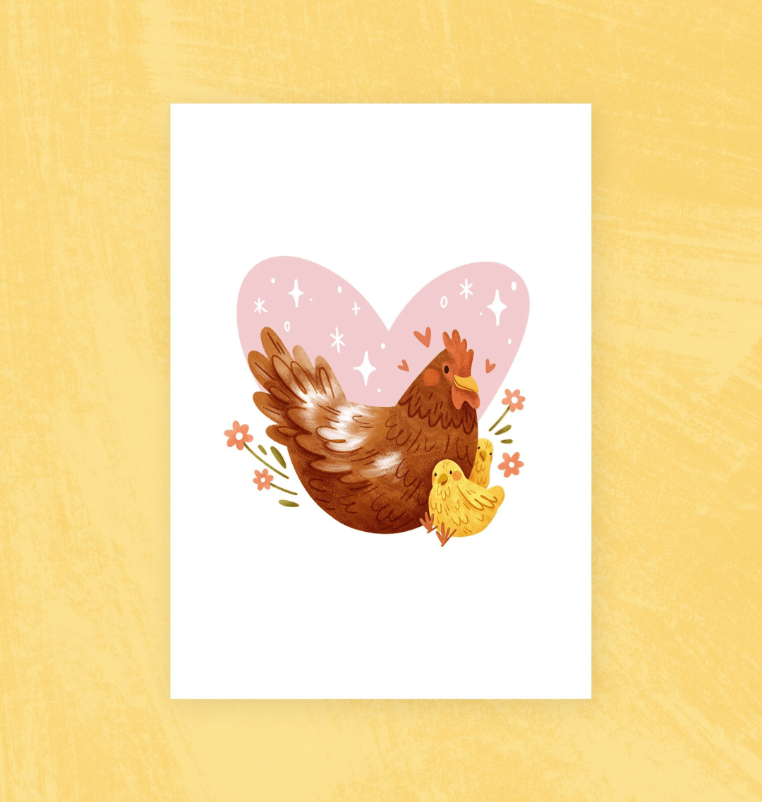Mother Hen - A5 Print