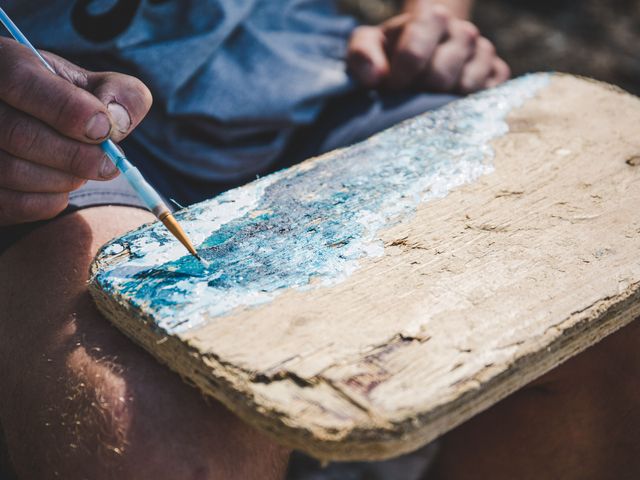 Turning Washed Up Wood Into Art