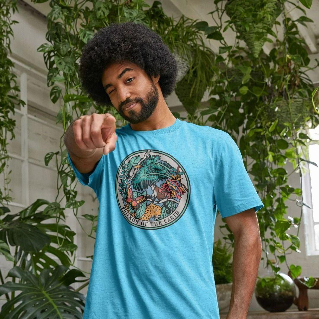Save The Rainforests 80s Circular T-shirt (Men)