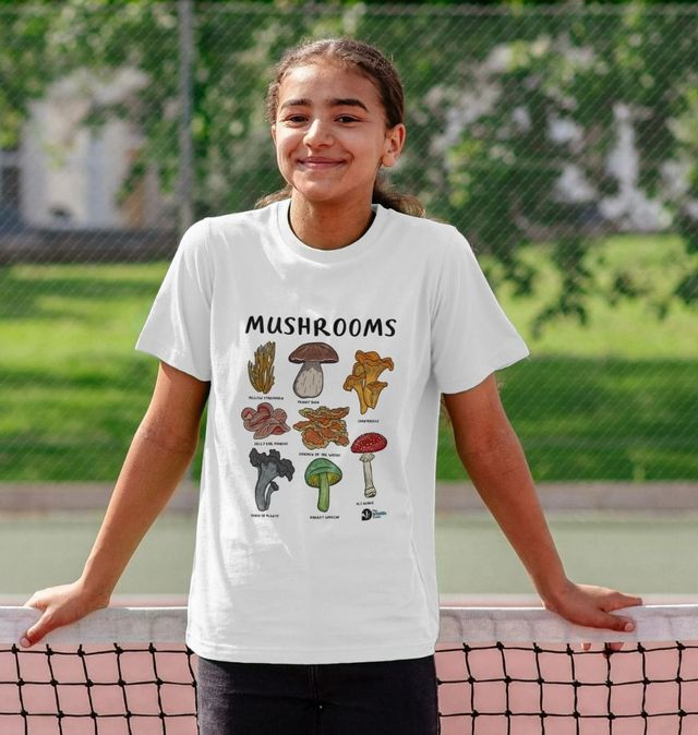 Kids Mushroom T-shirt | The Wildlife Trusts Shop