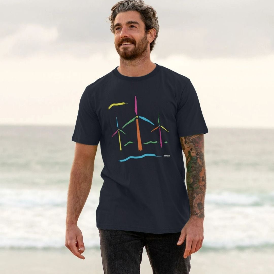 Renewable Energy T-Shirt | Wind Power Tee | Rapanui