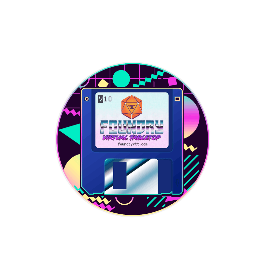 90s Demo Disk Sticker