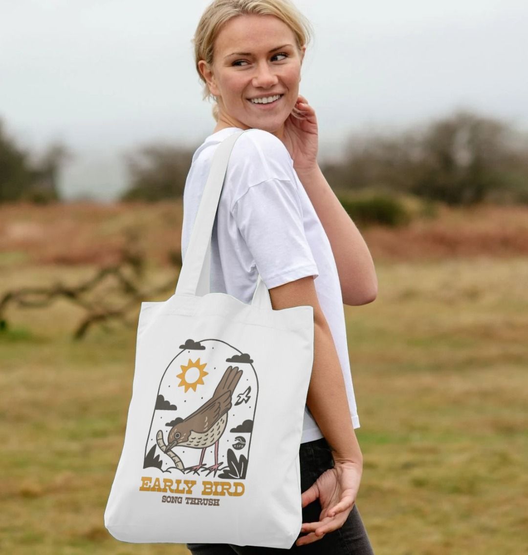Song Thrush Tote Bag | RSPB