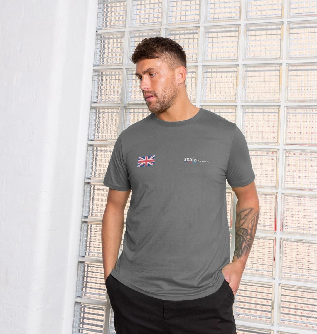 SSAFA Logo T-shirt (Slate Grey) | SSAFA Store
