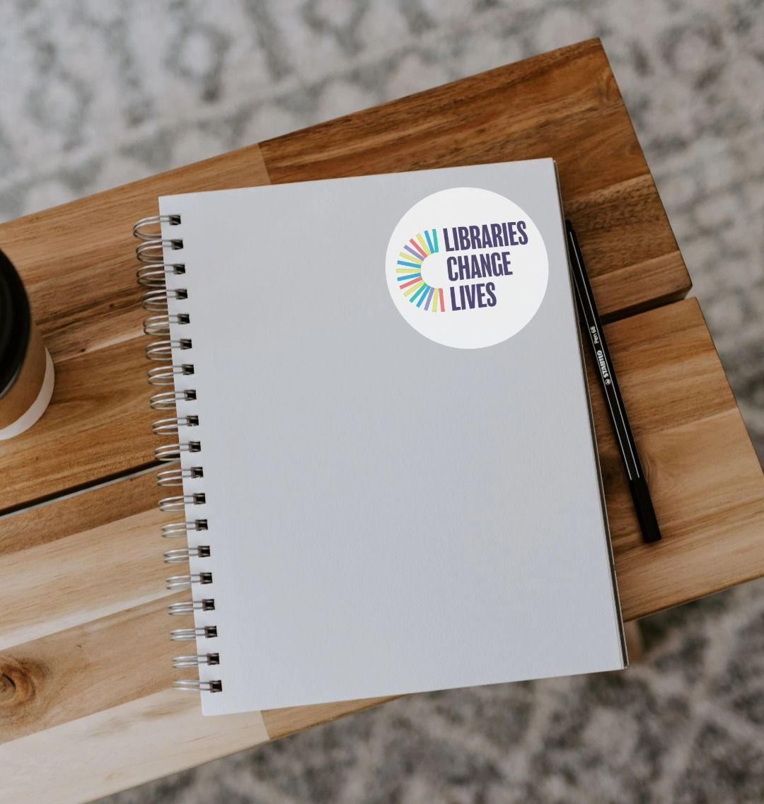 Libraries Change Lives Sticker | CILIP Librarian Gifts