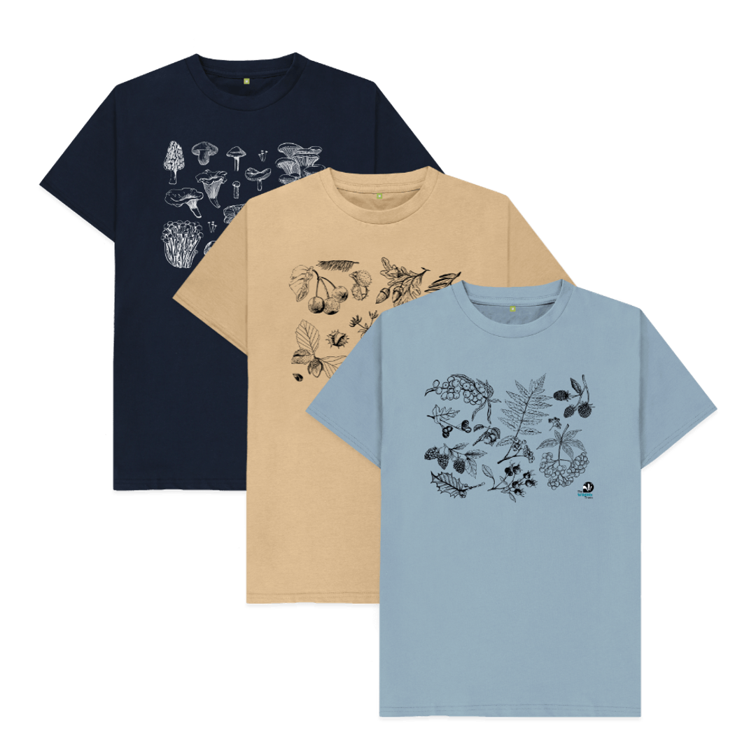 Foraging T-shirt Bundle | The Wildlife Trusts Store