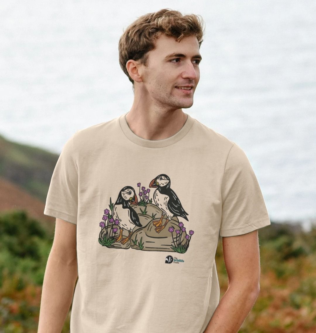 Puffins T-shirt | The Wildlife Trusts Shop