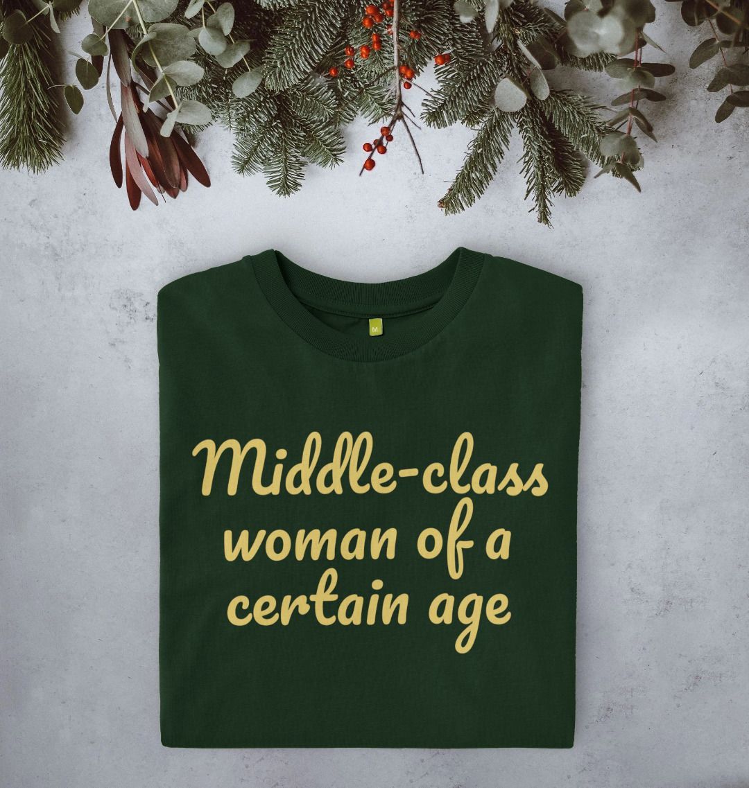 Middle-class woman of a certain age classic CHARITY T shirt