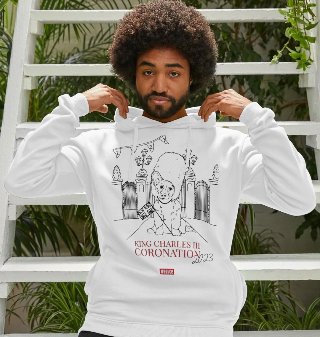 Coronation Corgi Men's Hoodie