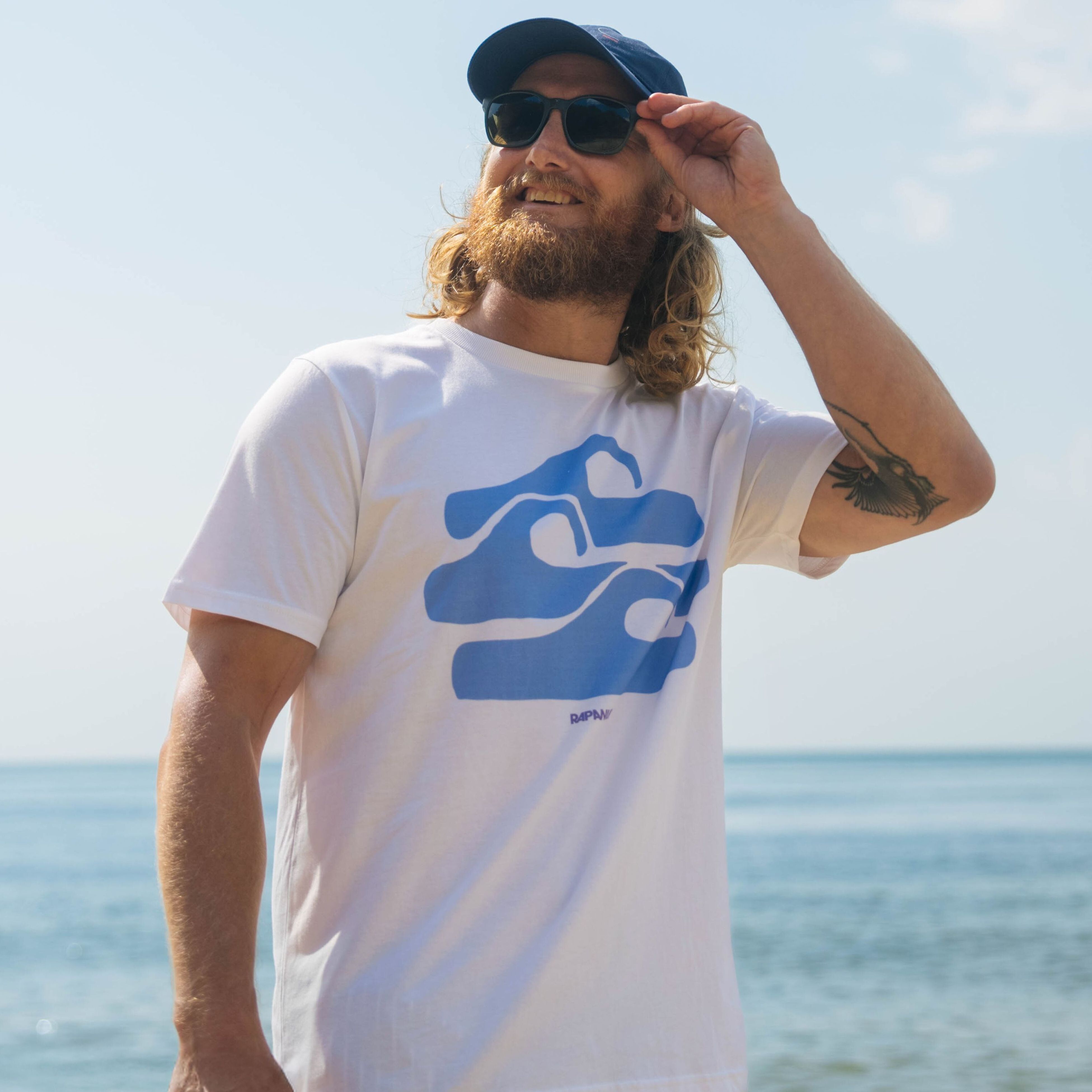 Sea T-shirt | Ocean Waves Tee | Rapanui