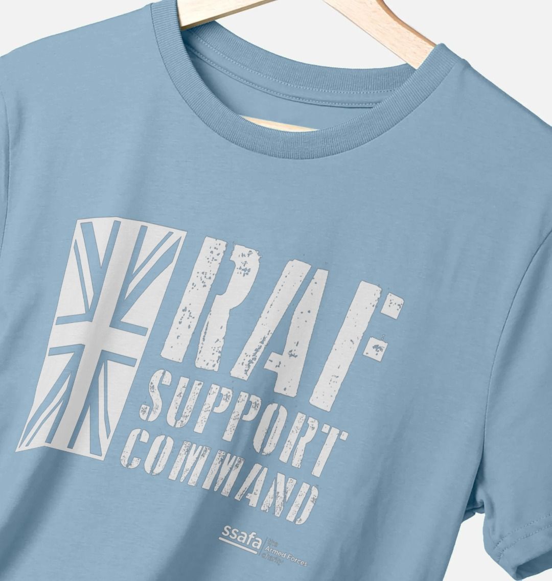 SSAFA RAF Support Command T-shirt (Stone Blue) | SSAFA Store