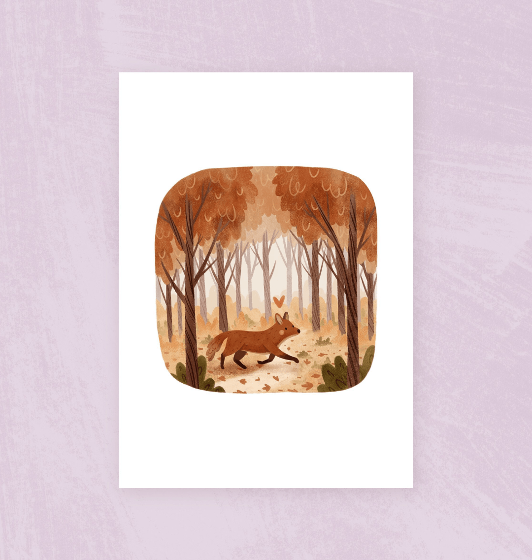 Forest Fox - A4 Print