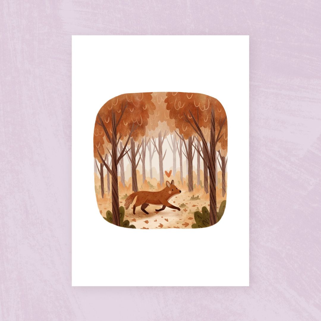 Forest Fox - A4 Print