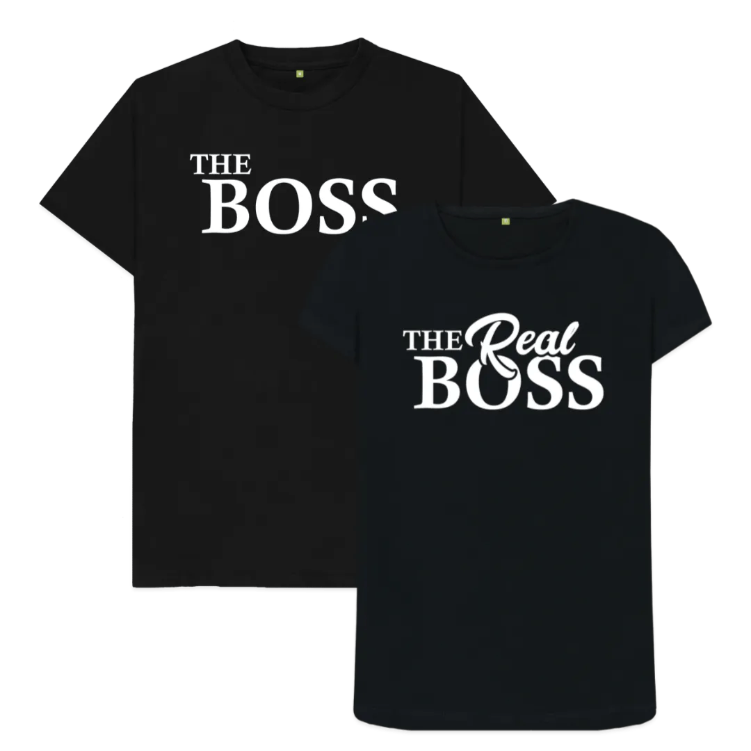 The Boss And The Real Boss T Shirts Shirtbox
