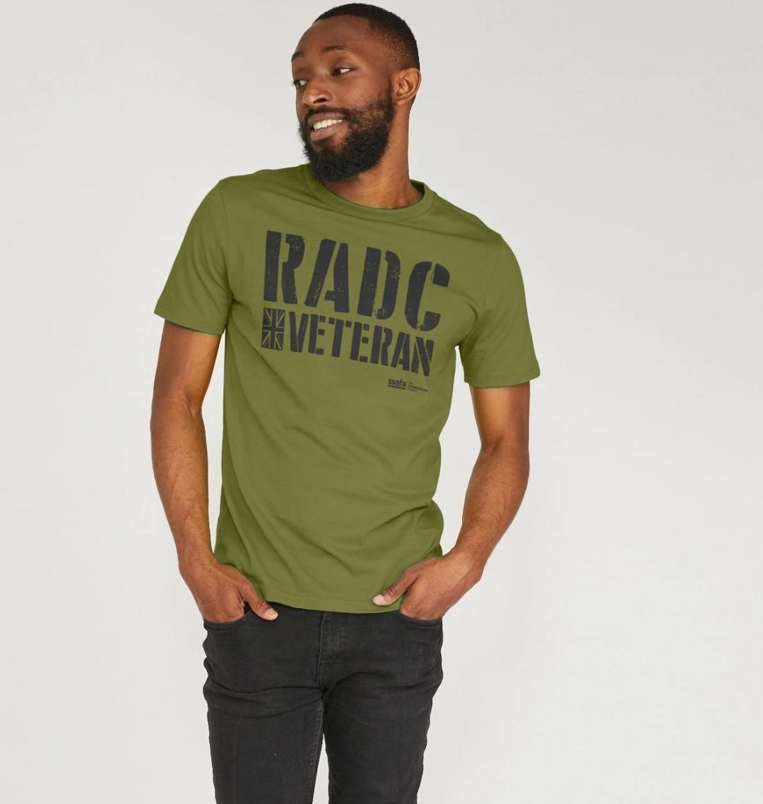 SSAFA RADC T-shirt Veteran (Moss Green) | SSAFA Store