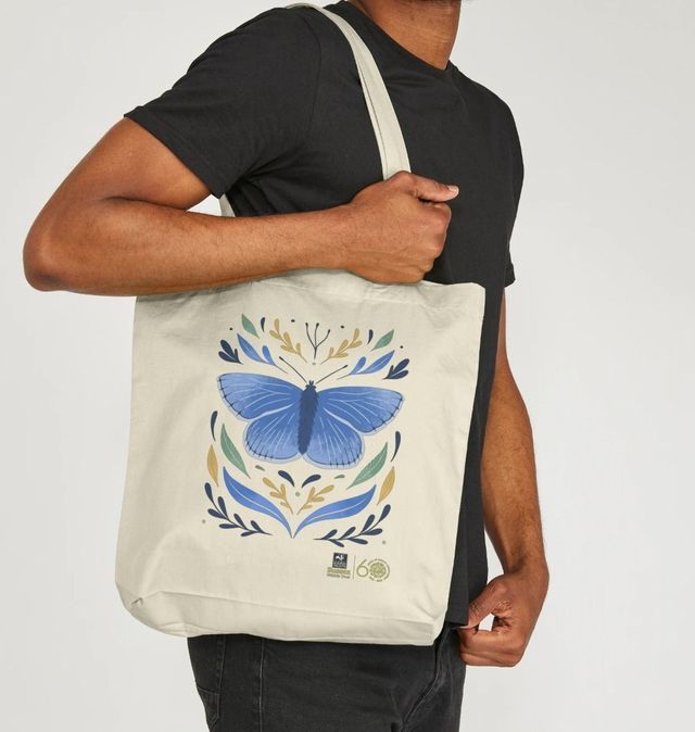 Adonis Blue Butterfly Top