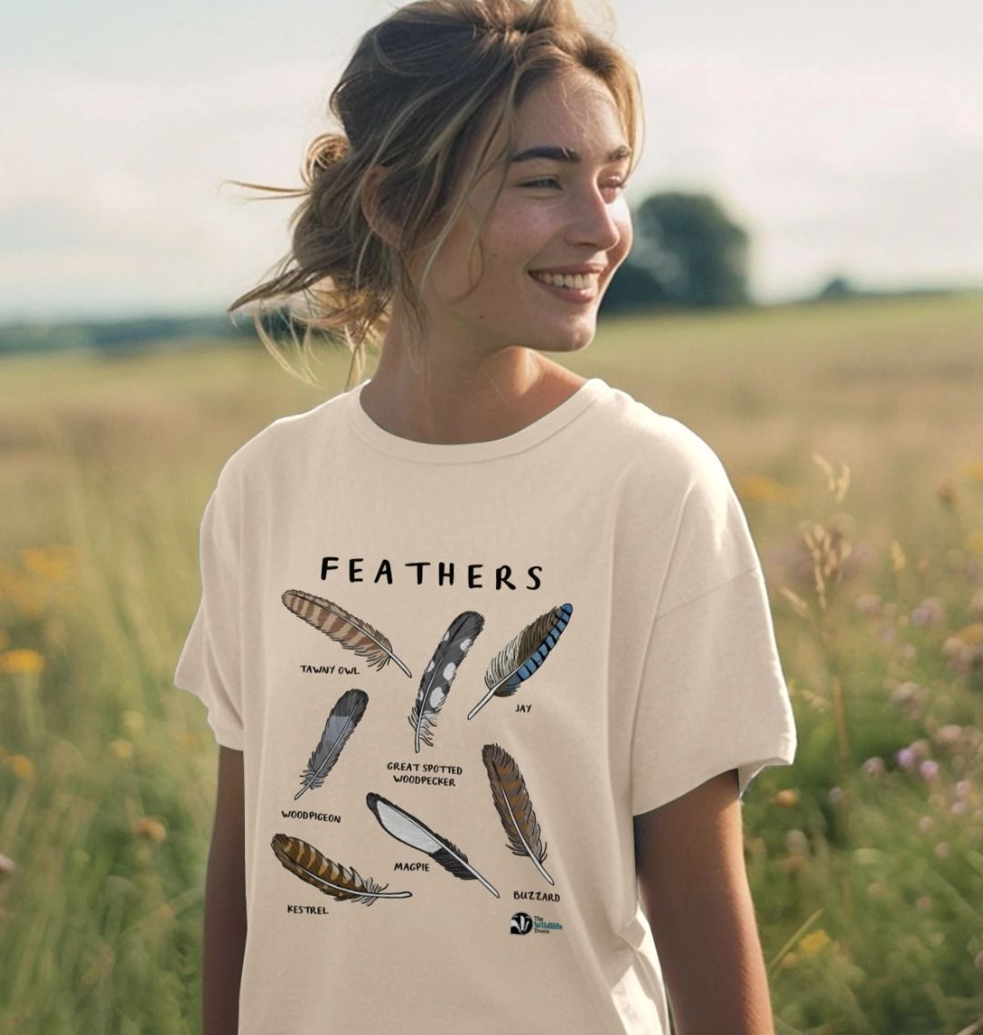Feathers Oversized Women's T-shirt