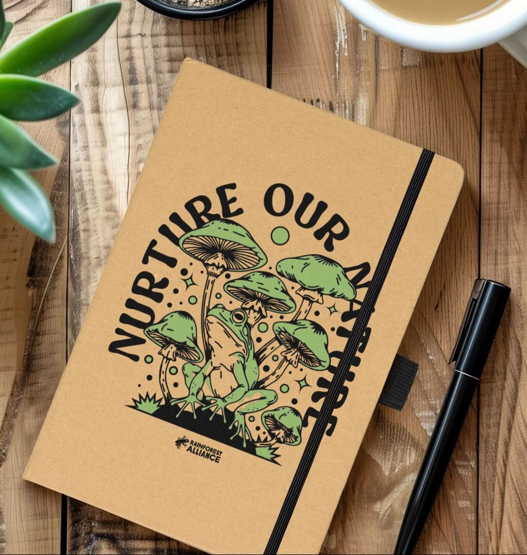 Frog and Mushroom Notebook | Rainforest Alliance Store