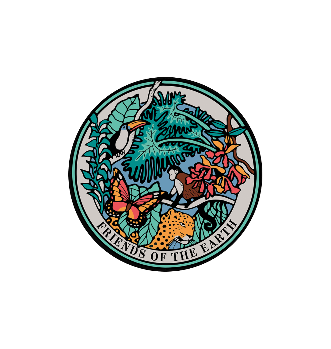 Save The Rainforests Sticker save-the-rainforests-sticker