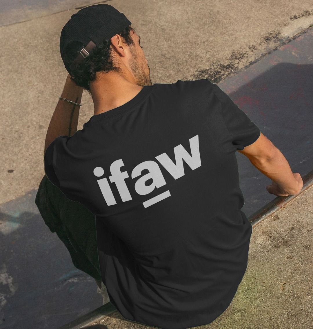 IFAW Branded Men's T-shirt - White Logo