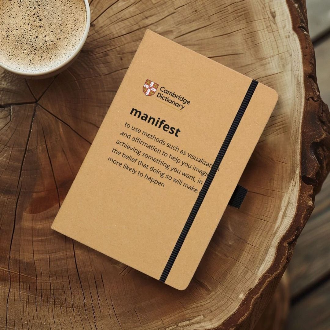 Manifest Notebook | Cambridge Dictionary