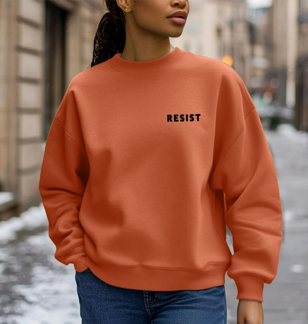Resist Pocket Women's Oversized Jumper