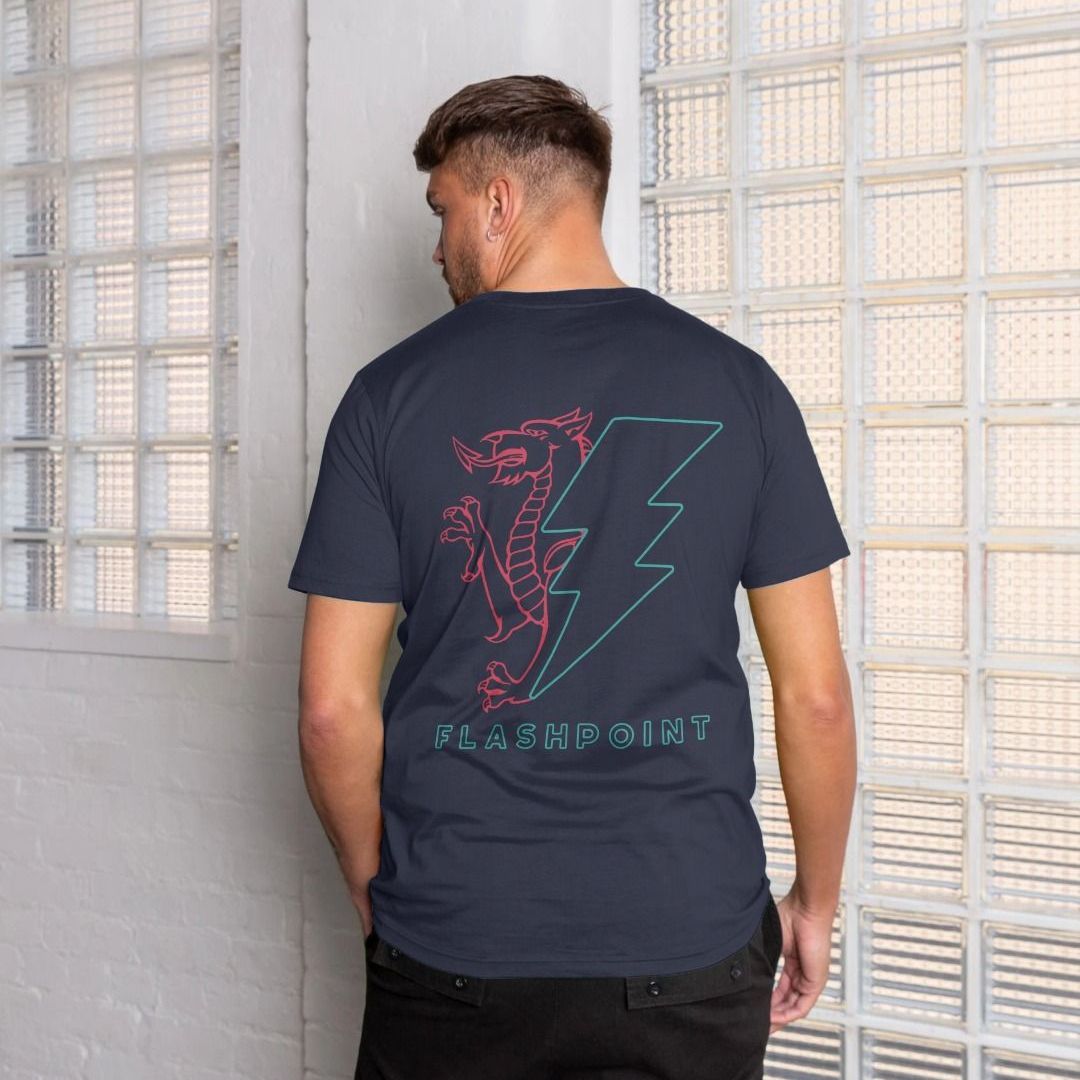 WELSH OUTLINE TOP FRONT AND BACK PRINT