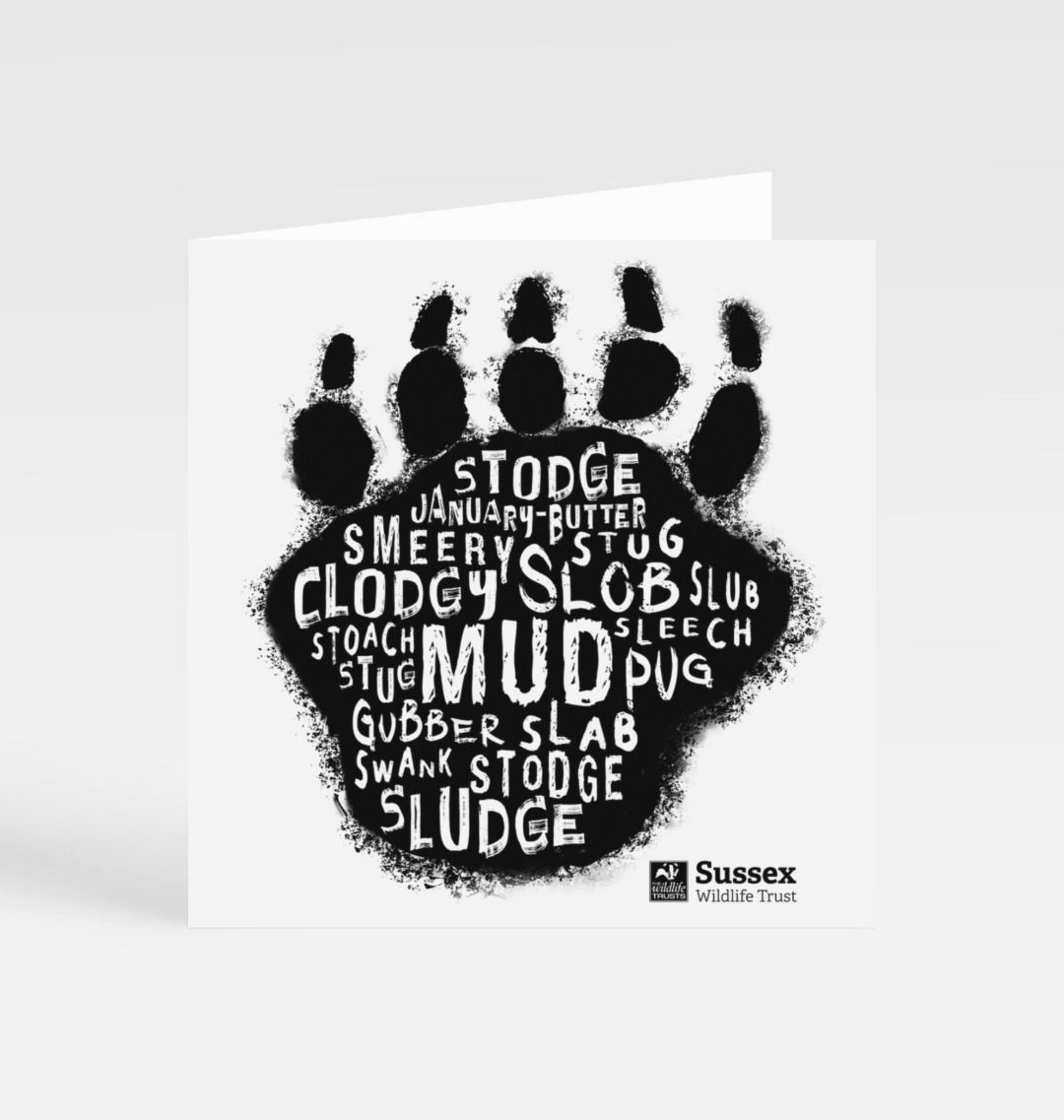 Mud Greetings Card