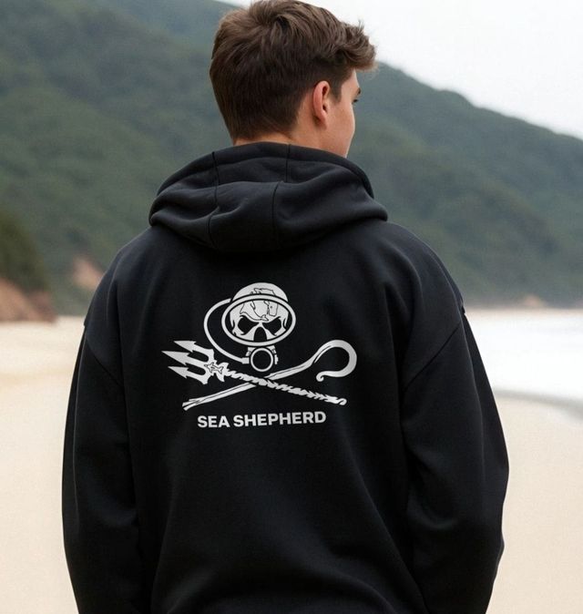 Sea Shepherd Jolly Roger Zip Hoodie