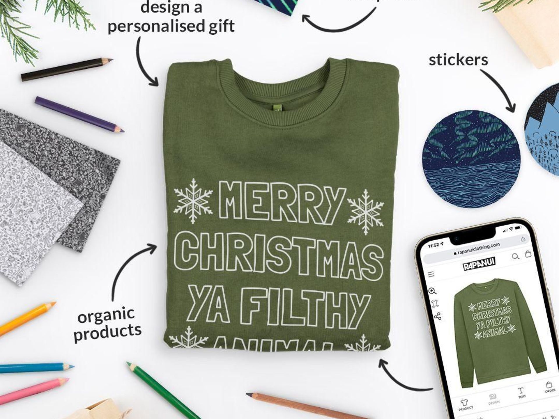 Create A Personalised Christmas Jumper In Seconds