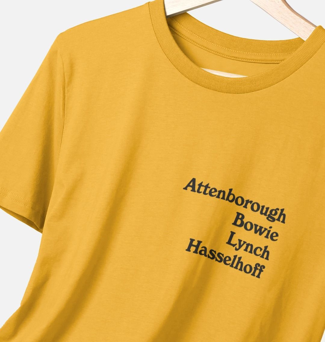 The David Tee - Black Print