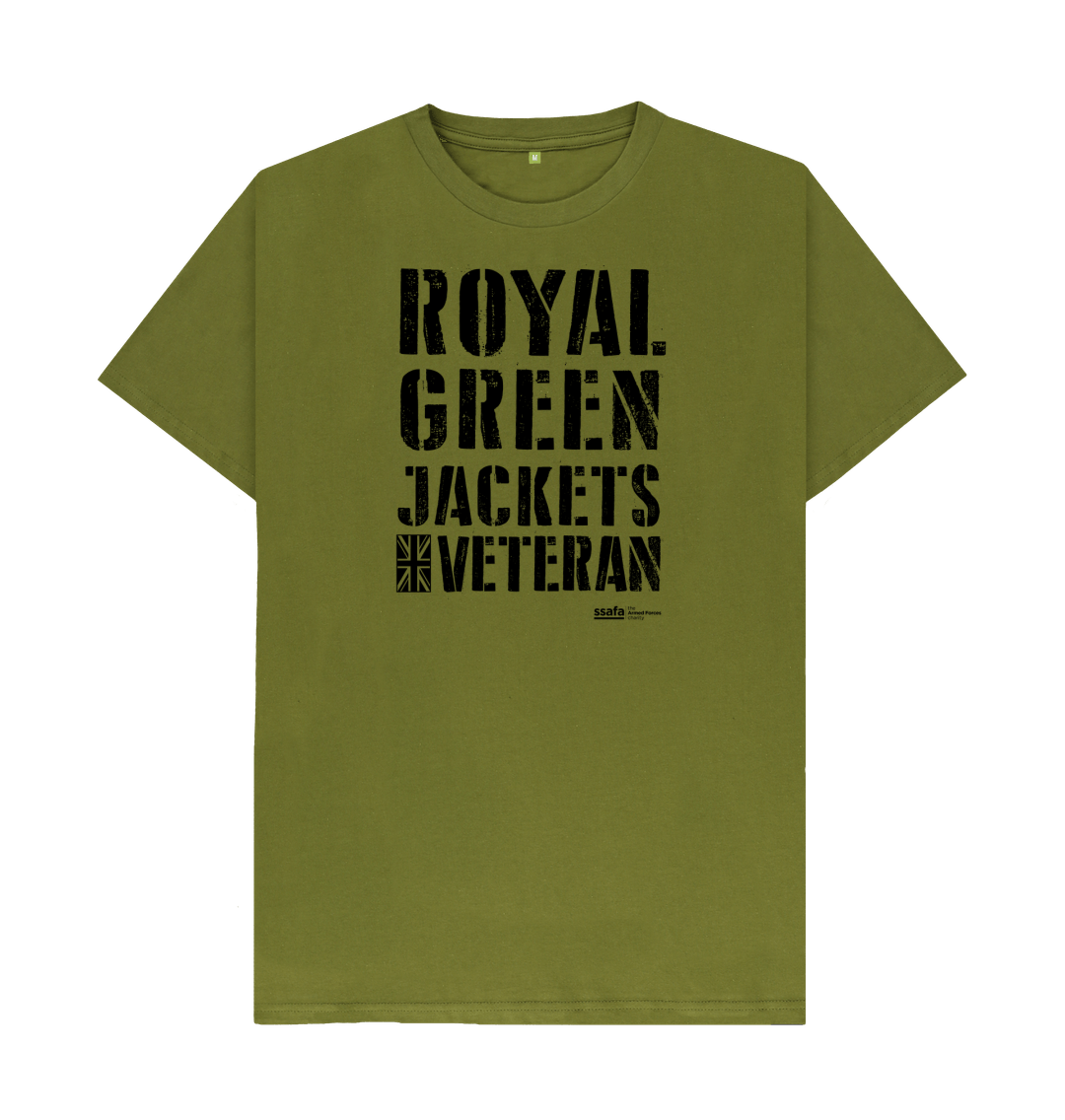 SSAFA Royal Green Jackets Veteran T-shirt (Moss Green) | SSAFA Store