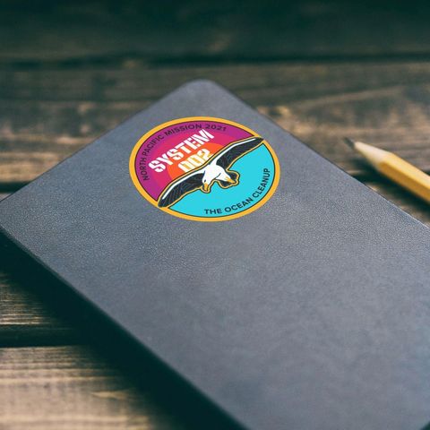 System 002 Mission Patch Sticker