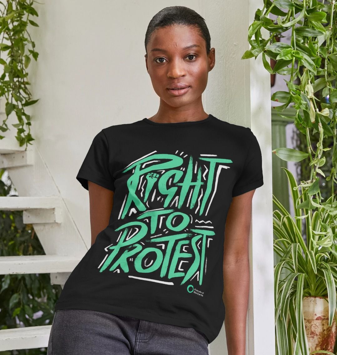 Right To Protest Slogan Top