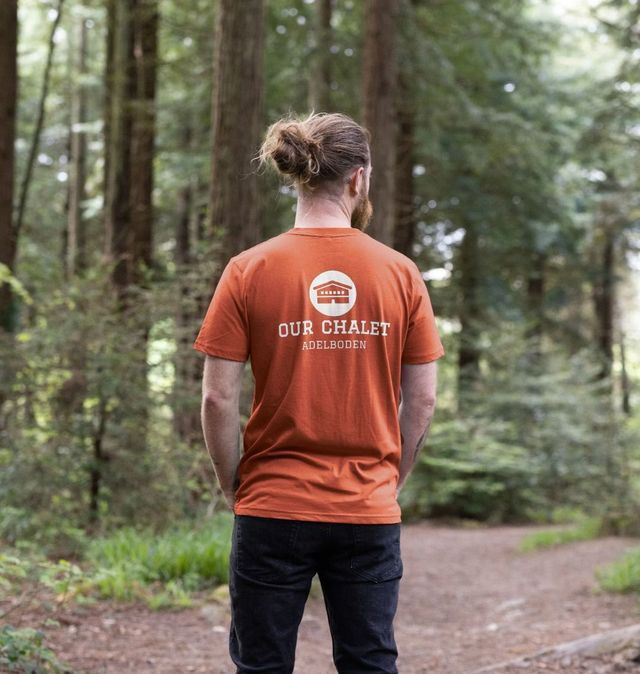 Our Chalet Icon Back Print Tee (Unisex Fit)
