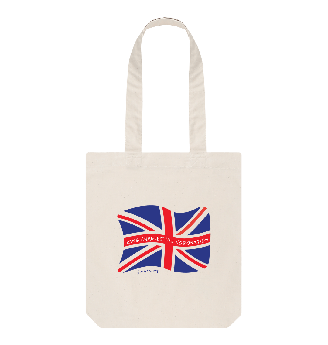 Union Jack Coronation Flag Tote Bag