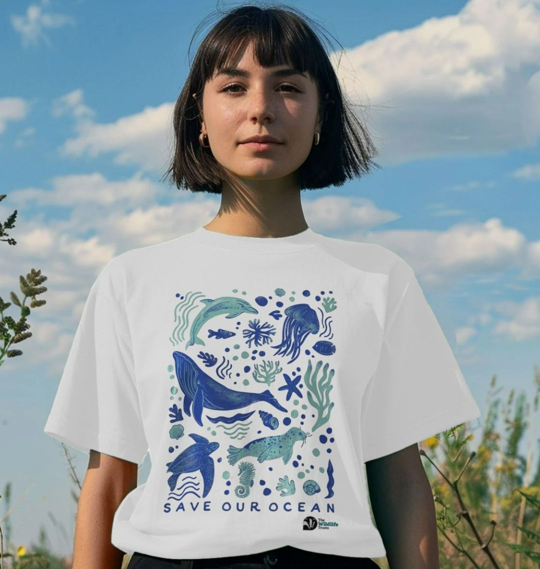 Save Our Ocean Women's Oversized T-Shirt