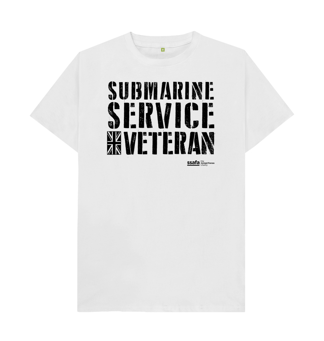 SSAFA Submarine Service Veteran T-shirt (White) | SSAFA Store
