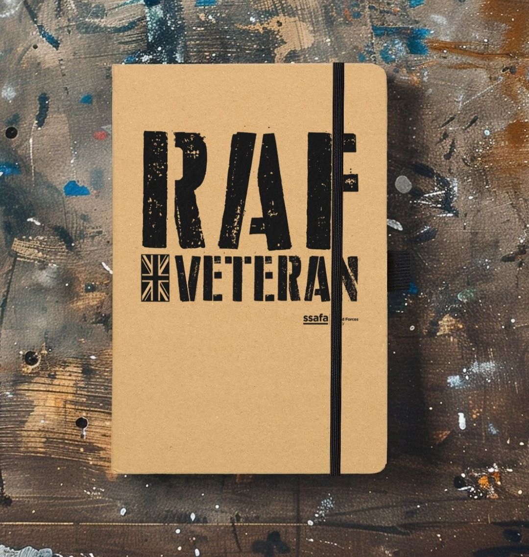 RAF Veteran A5 Kraft Notebook Recycled Paper | SSAFA Store