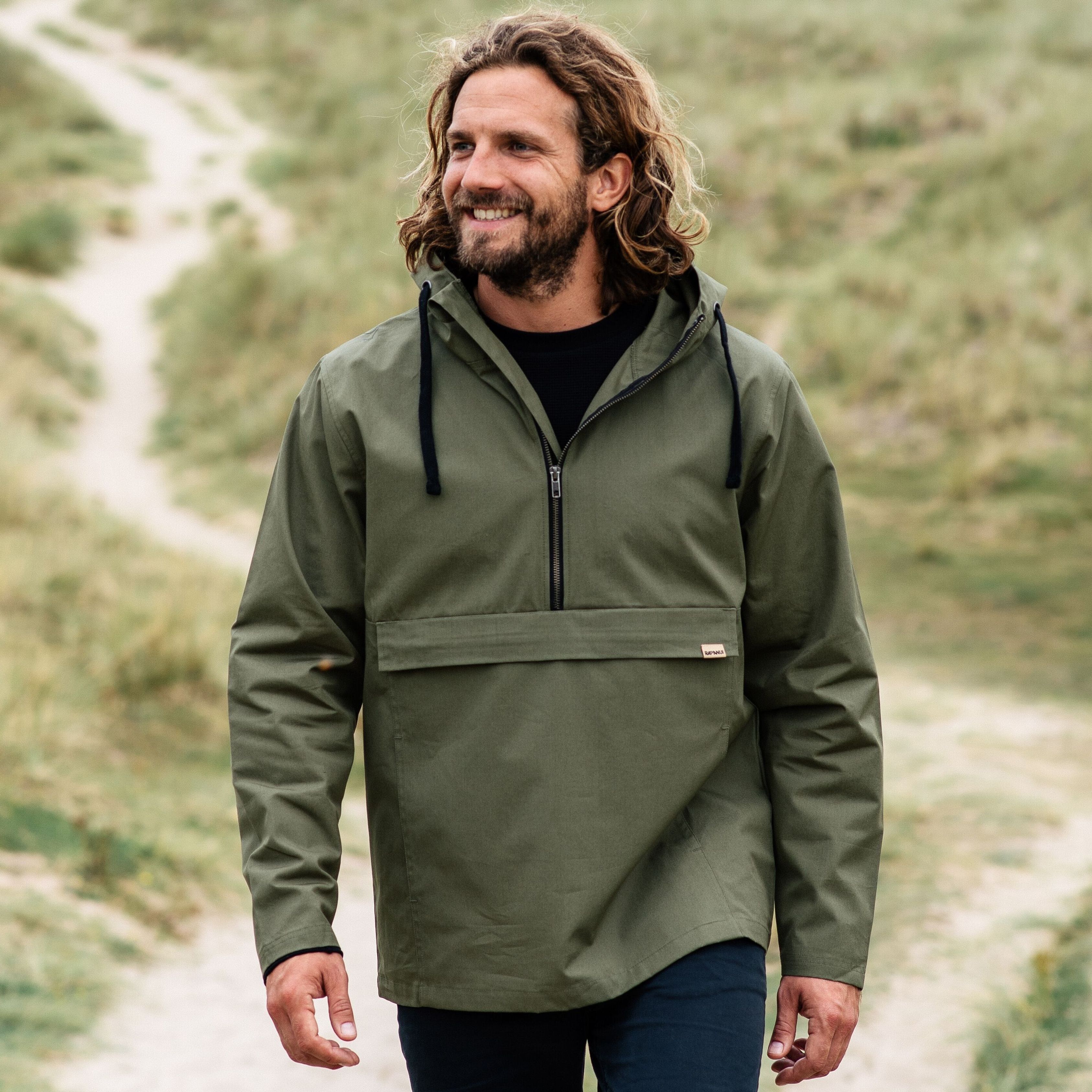 Men's Smock Jacket | Lightweight Rain Jacket | Rapanui